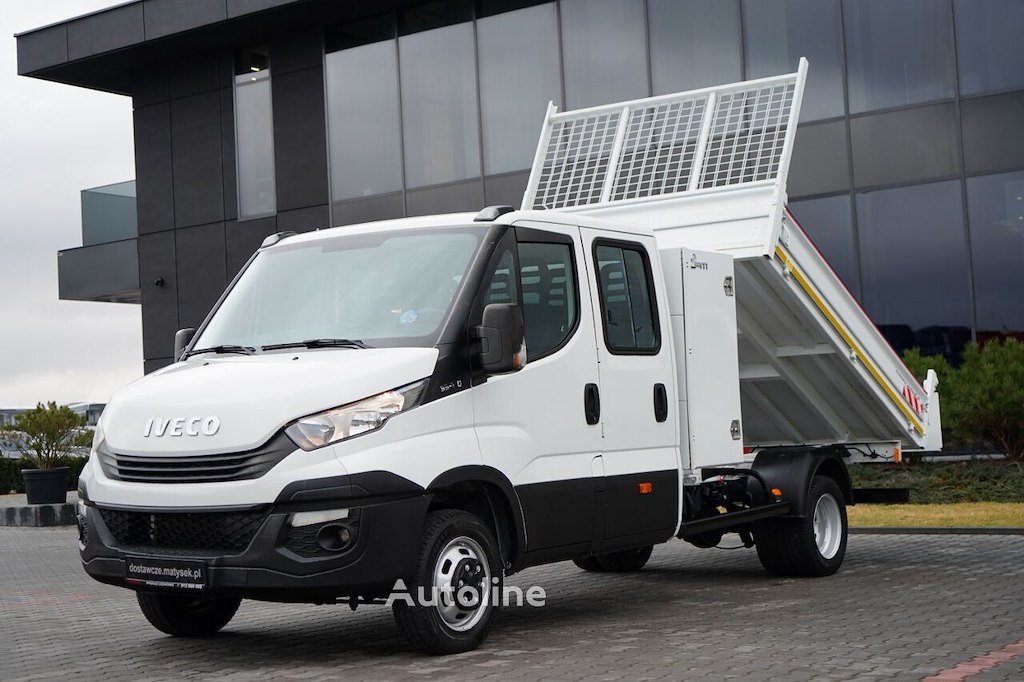 IVECO DAILY 35-140 / WYWROTKA / BRYGADÓWKA - 6 MIEJSC  / BLIŹNIAK / MA kamion kiper < 3.5t