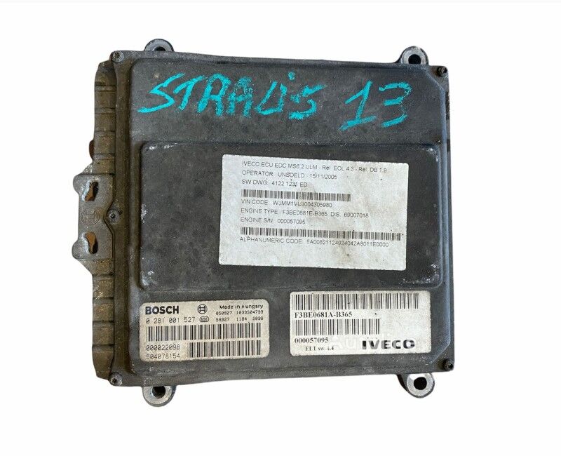 Bosch Ecu Edc 0281001527-504078154 upravljačka jedinica za IVECO kamiona