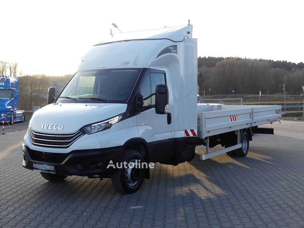 IVECO DAILY 70C18 / SKRZYNIA / FABRYCZNIE NOWE / NA PODUSZKACH / Kabin kamion s ravnom platformom