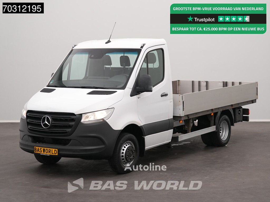 Mercedes-Benz Sprinter 516 CDI Automaat Dubbellucht 160PK Open Laadbak Navi Ai kamion s ravnom platformom