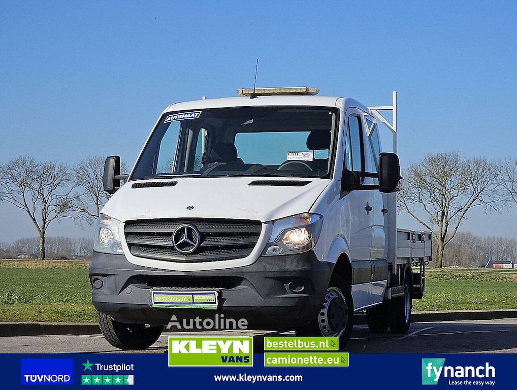 Mercedes-Benz SPRINTER 513 dubbel cabine EURO6 kamion s ravnom platformom