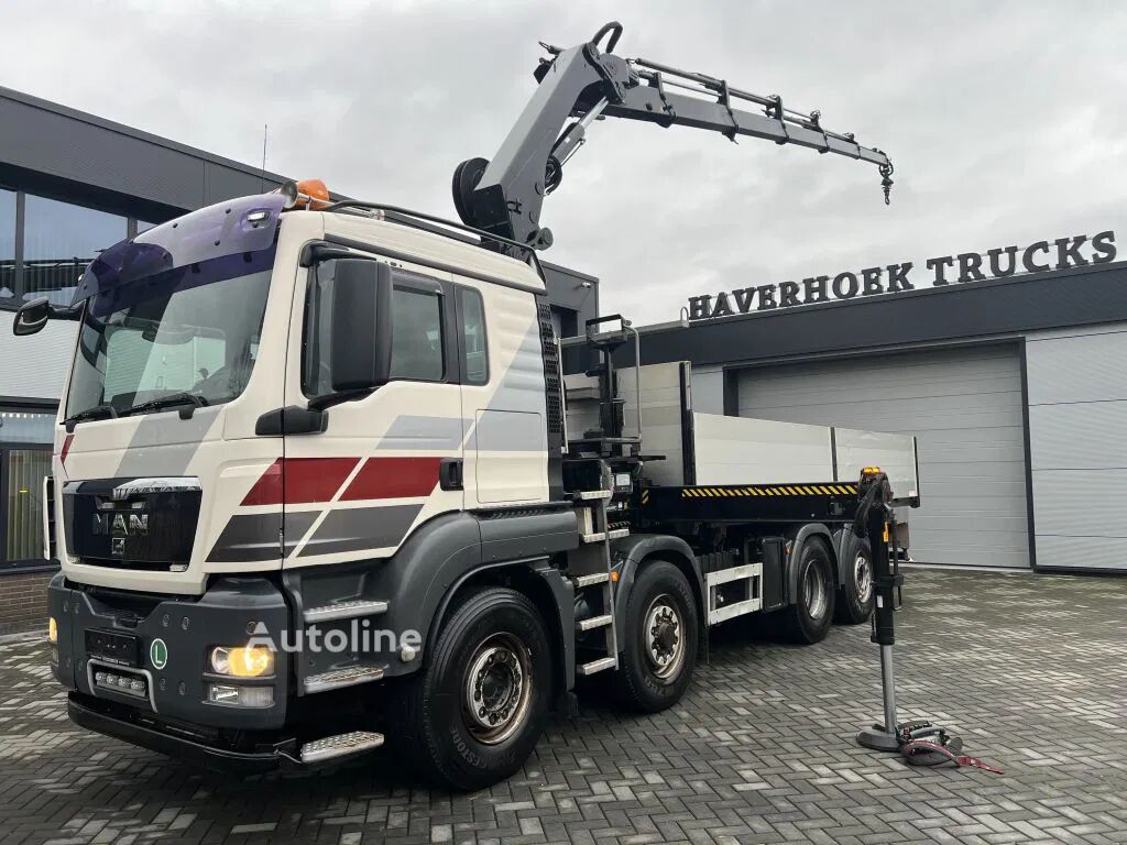 MAN TGS 35.480 8x4-6 BL Change system Tipper/Platform HIAB 232-5 Yea kamion s ravnom platformom