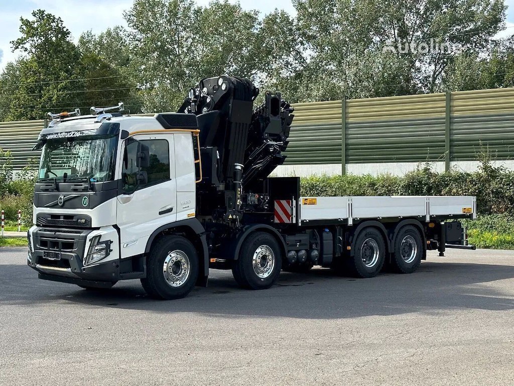 Novi Volvo FMX 500 Volvo FMX 500 8x4 Effer-Ladekran 955-8s + Jib 6s kamion s ravnom platformom
