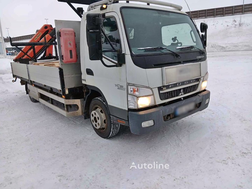 Mitsubishi Fuso Canter 7C18 *PALFINGER PK 500EH *BED 4.5m *ONLY 68tkm kamion s ravnom platformom