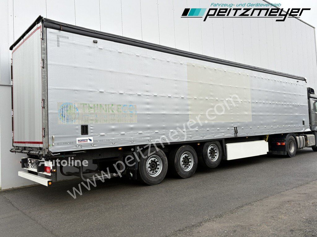 Schmitz Cargobull 3 Achs Pritschenauflieger Speed Curtain 2 x, Edscha, RSAB, Pal- poluprikolica sa kliznom ceradom