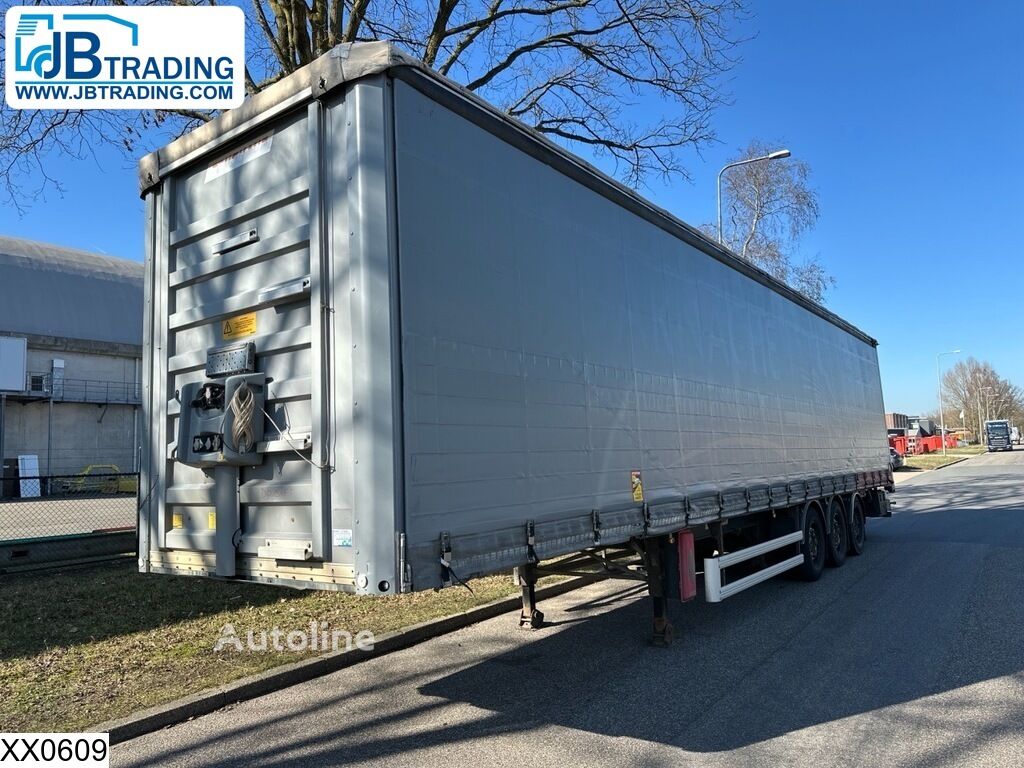 Fruehauf Tautliner Lift axle poluprikolica sa kliznom ceradom
