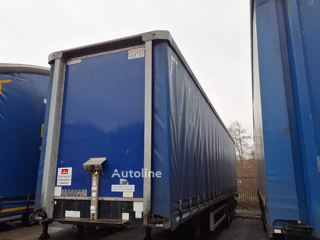 Montracon Trailer Curtainsider Fixed Roof Straight poluprikolica sa kliznom ceradom