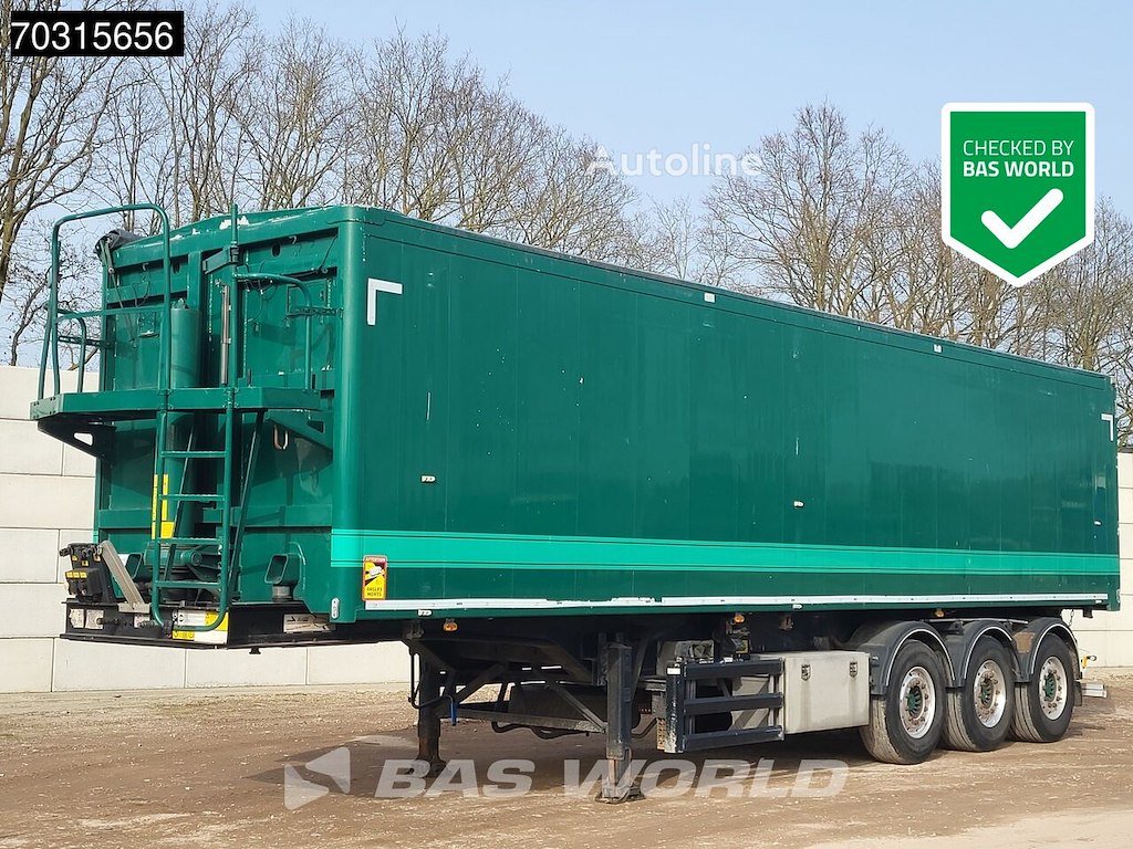 Stas S300CX ALU 58m3 Lift Axle poluprikolica kipera