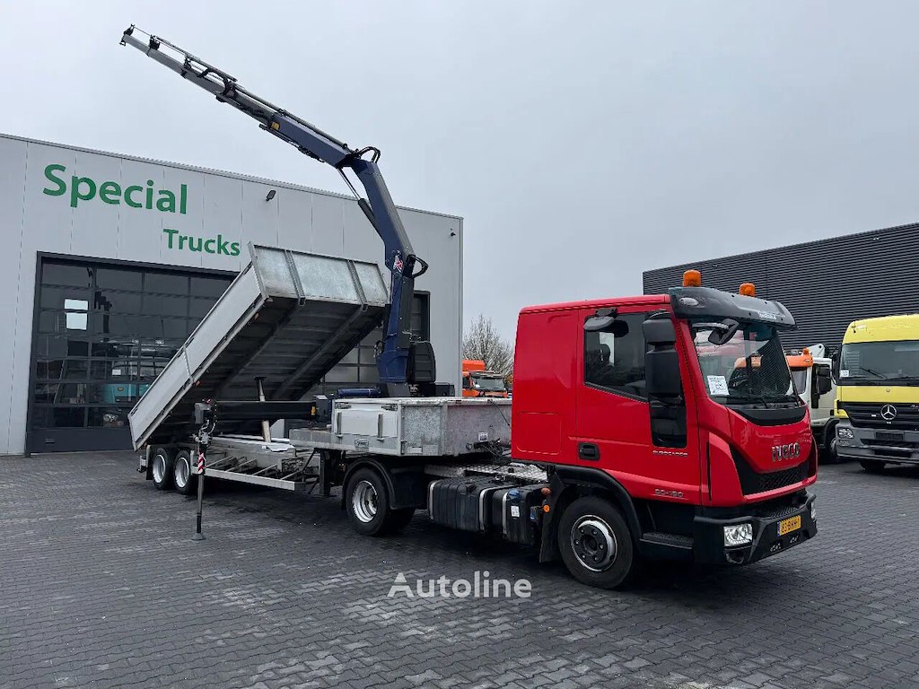 Veldhuizen P46-2 Kipper / Machine transporter / Amco Veba V809NG 4S + Iveco poluprikolica kipera