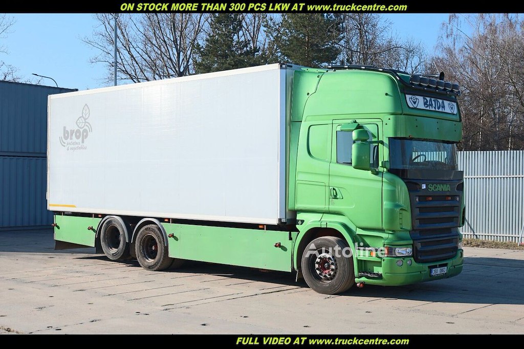 Scania R 500 V8, 6x2, 26 TONS, 19 POLLETS, LIFT AXLE kamion furgon