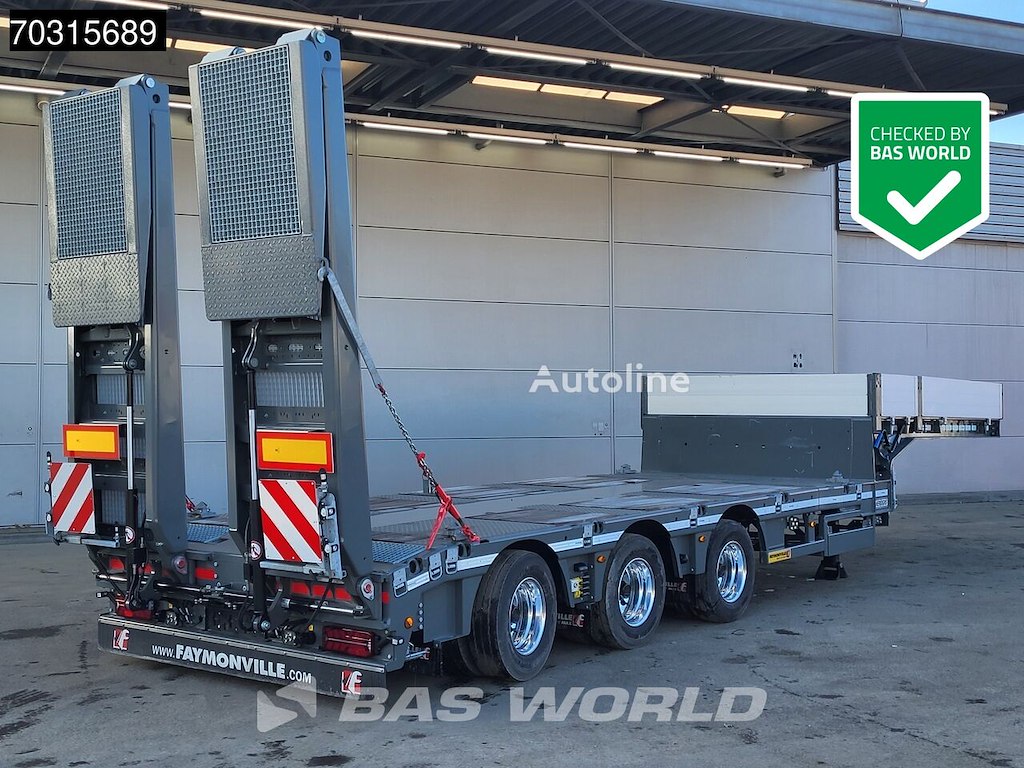 Nova Faymonville F-S43-1AAF Extendable 380cm Lift+SteeringAxle Alcoa poluprikolica sa niskom platformom