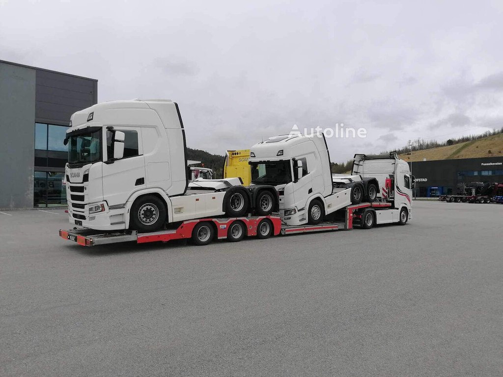 Aksoylu 3 AXLE SEMI TRAILER poluprikolica sa niskom platformom