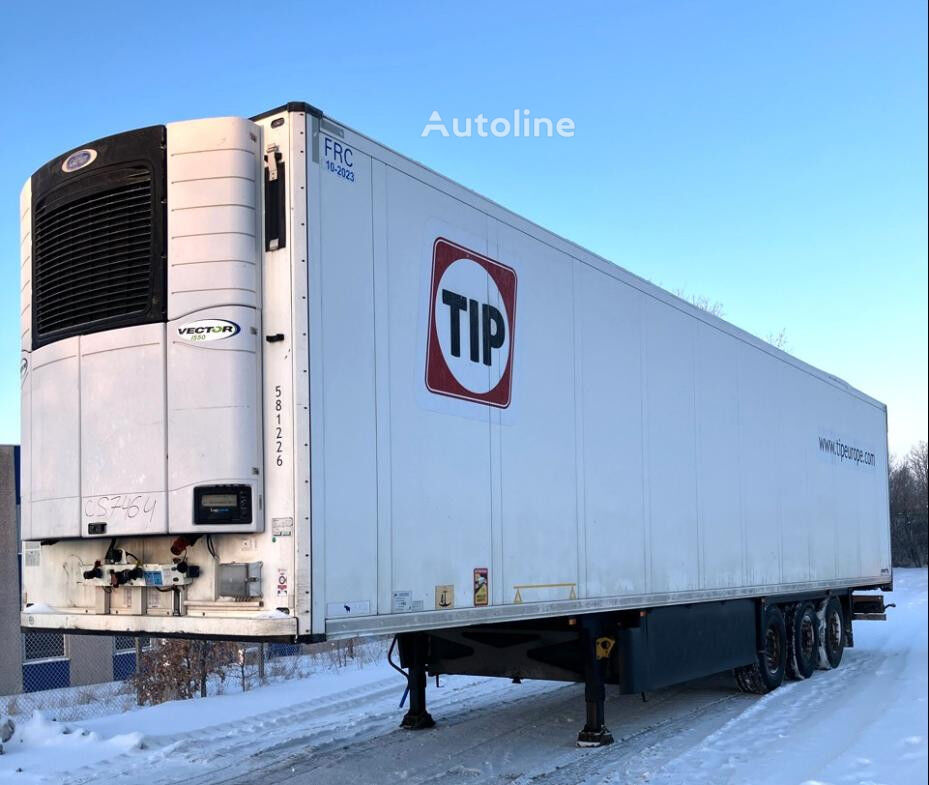 Schmitz Cargobull Trailer Reefer Flower Width & Double Stock Straight poluprikolica hladnjača (581226)