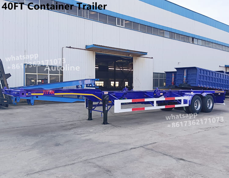 Nova Titan 40FT Container Trailer poluprikolica za prevoz kontejnera