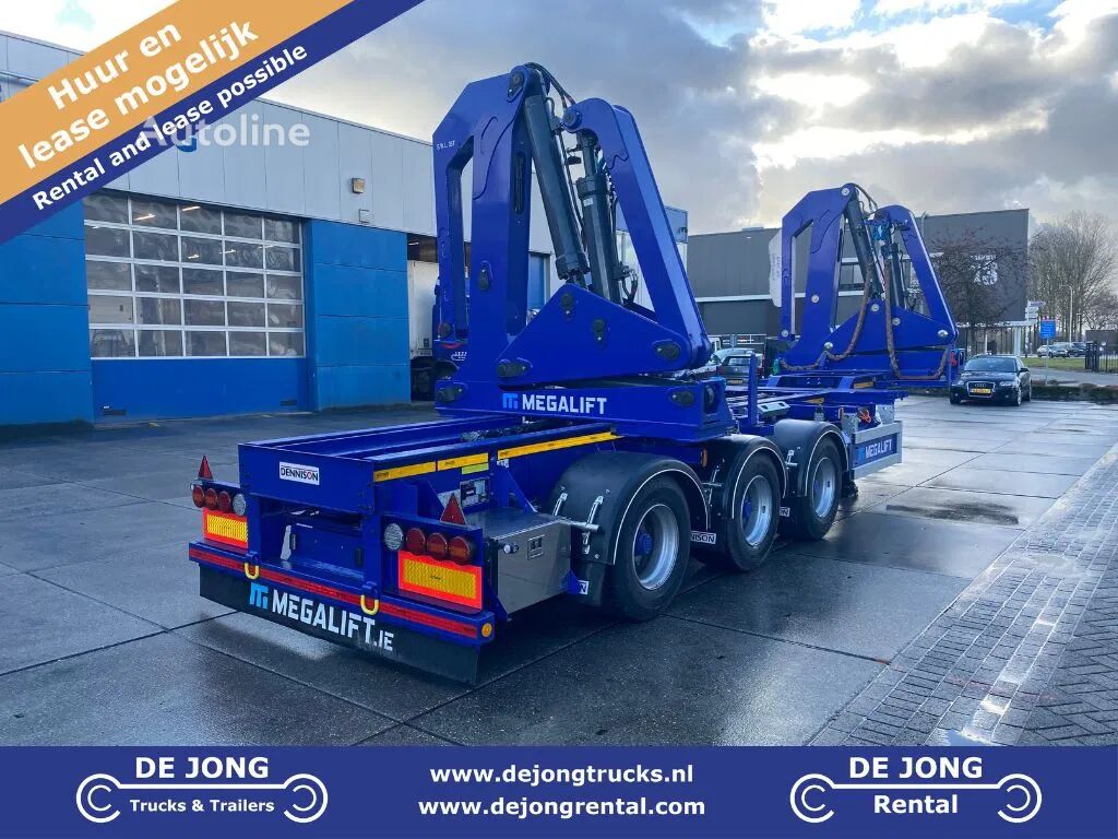 Nova Dennison Megalift / Side Loader / Zijlader / 45 FT / Steering Axle poluprikolica za prevoz kontejnera