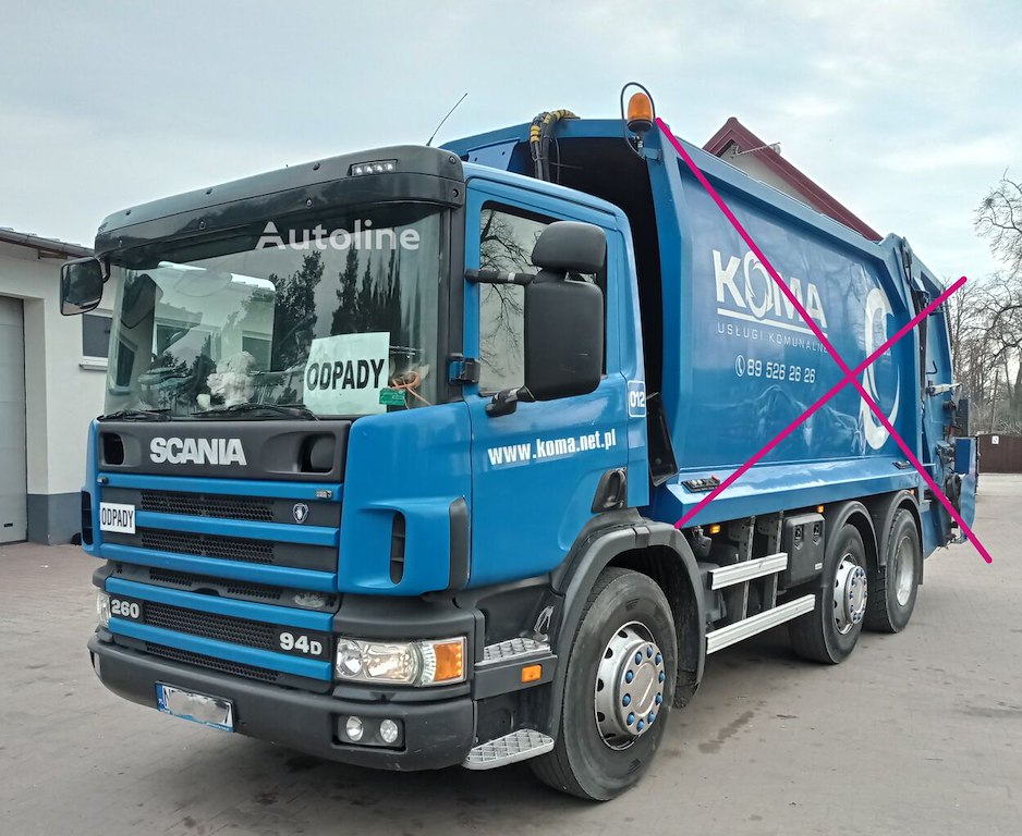 Scania p94 kamion šasija