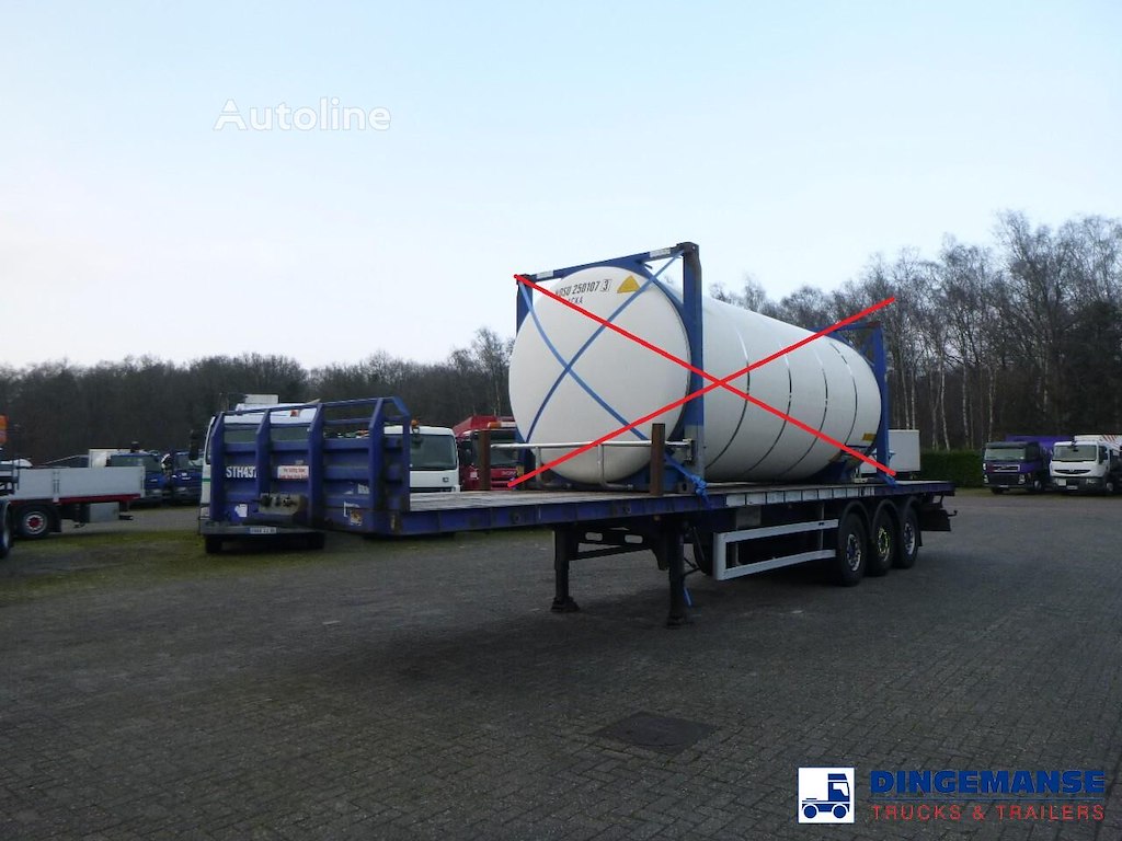 Tirsan 3 axle Platform trailer poluprikolica platforma