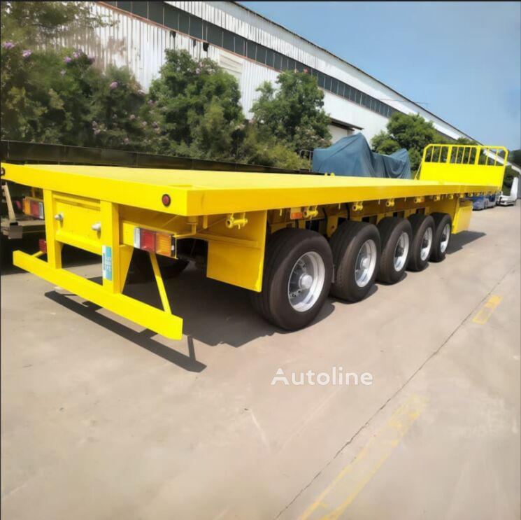 Nova ZW-Trailer Flatbed Semi Trailer 12.5m 5 Axles poluprikolica platforma