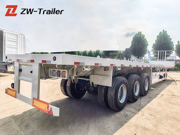 ZW-Trailer 3-Axle Extendable Flatbed Semi Trailer poluprikolica platforma