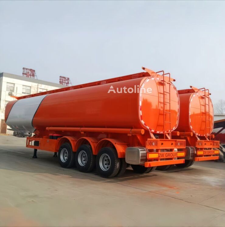 Nova ZW-Trailer Carbon Steel Fuel Tanker Trailer 40000L-50000L cisterna za goriva i maziva