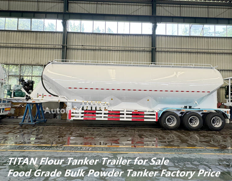 Novo Titan Flour Tanker Trailer for Sale Factory Price vozilo za prevoz brašna
