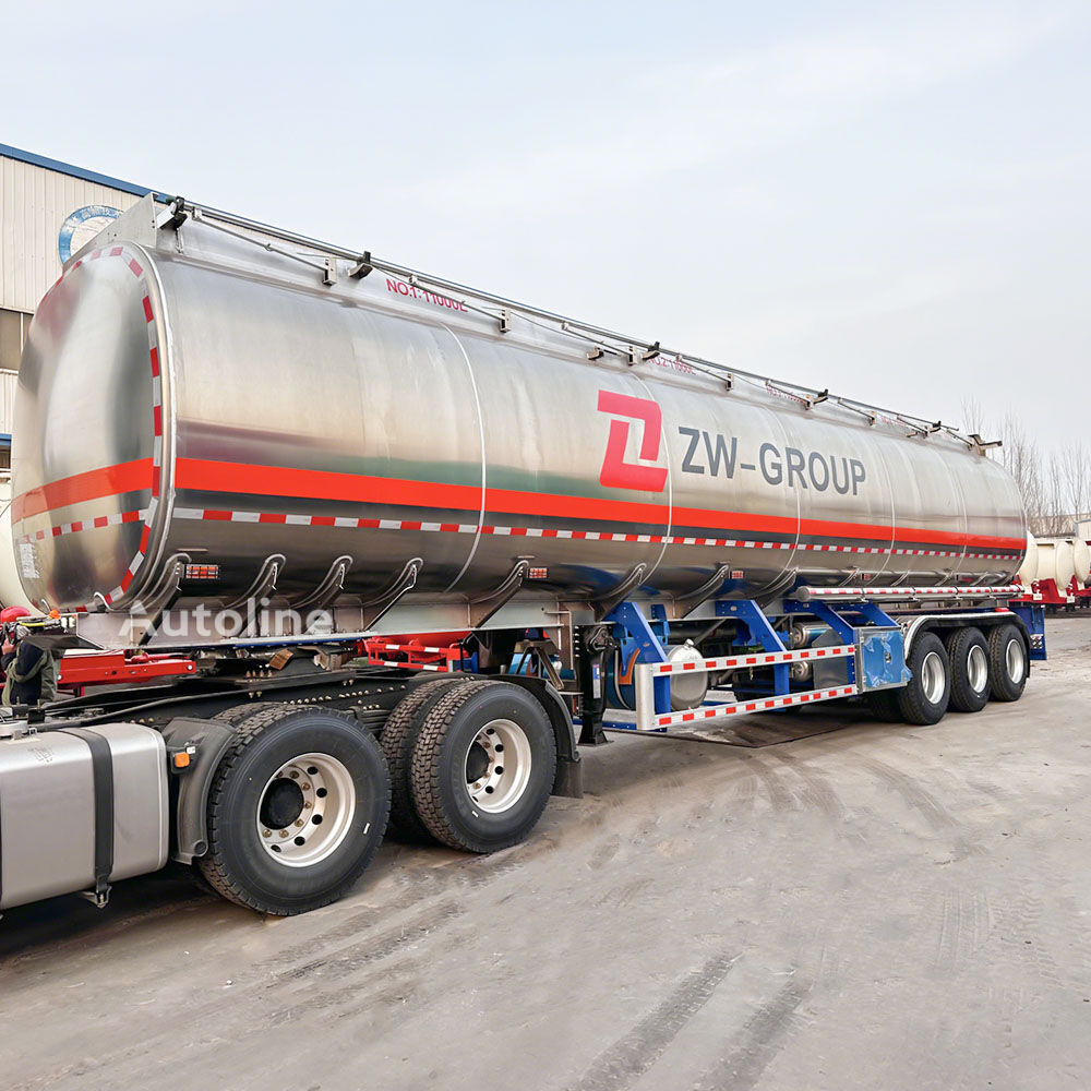 Nova 3 Axles Aluminum Alloy Oil Tank Trailer cisterna za goriva i maziva