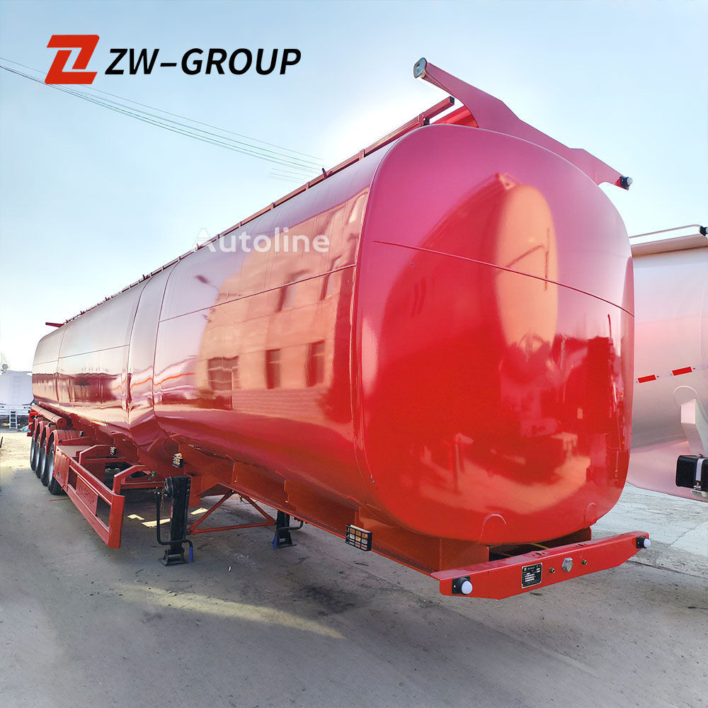 Nova 4-Axle 80CBM Square Fuel Tanker Semi-Trailer cisterna za goriva i maziva