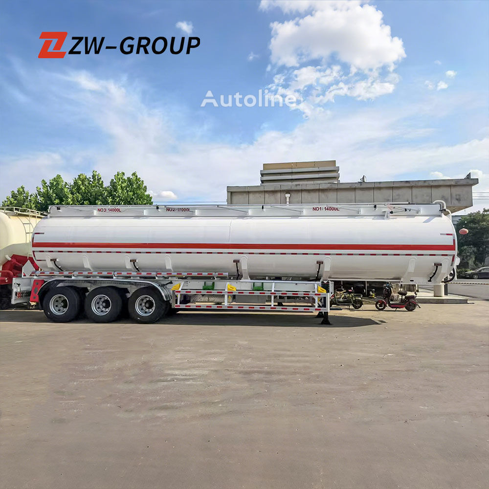 Nova 45,000 liters Carbon Steel fuel tank trailer cisterna za goriva i maziva