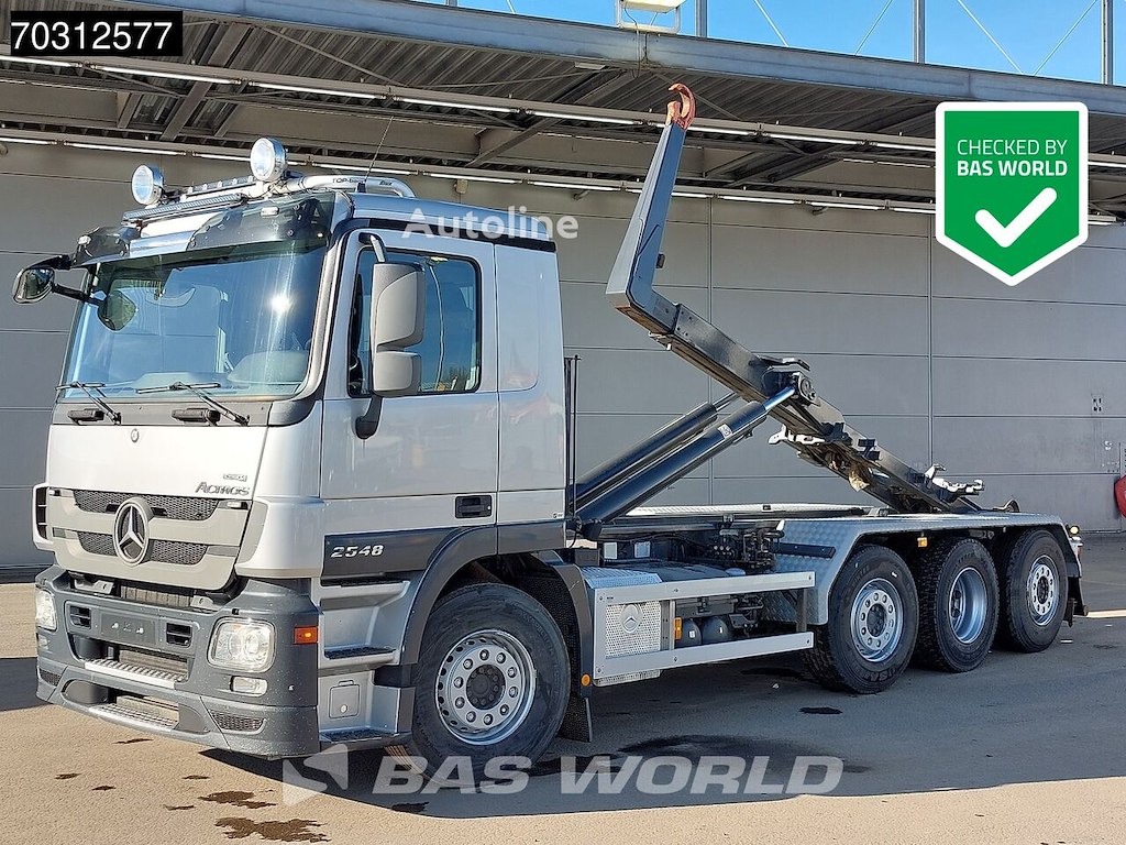 Mercedes-Benz Actros 2548 Actros 8X2 110.000 kms! AJK 20t Hooklift Automatic E kamion rol kiper
