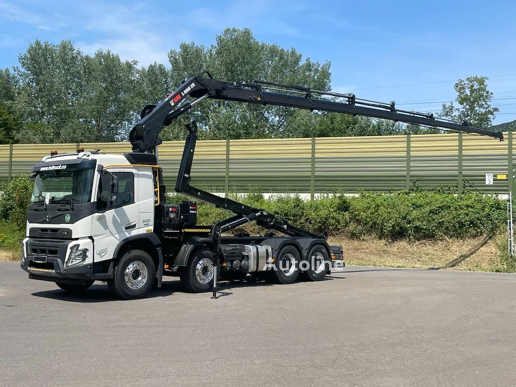 Novi Volvo FMX 500 Volvo FMX 500 8x4 Abrollkipper + Kran Hiab 228-6 kamion rol kiper