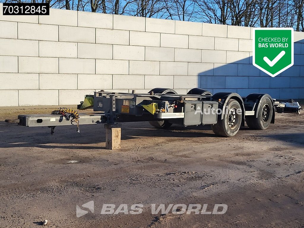 HW HWZCB 1878 2 axles TUV 01/27 20ft prikolica za kontejnere