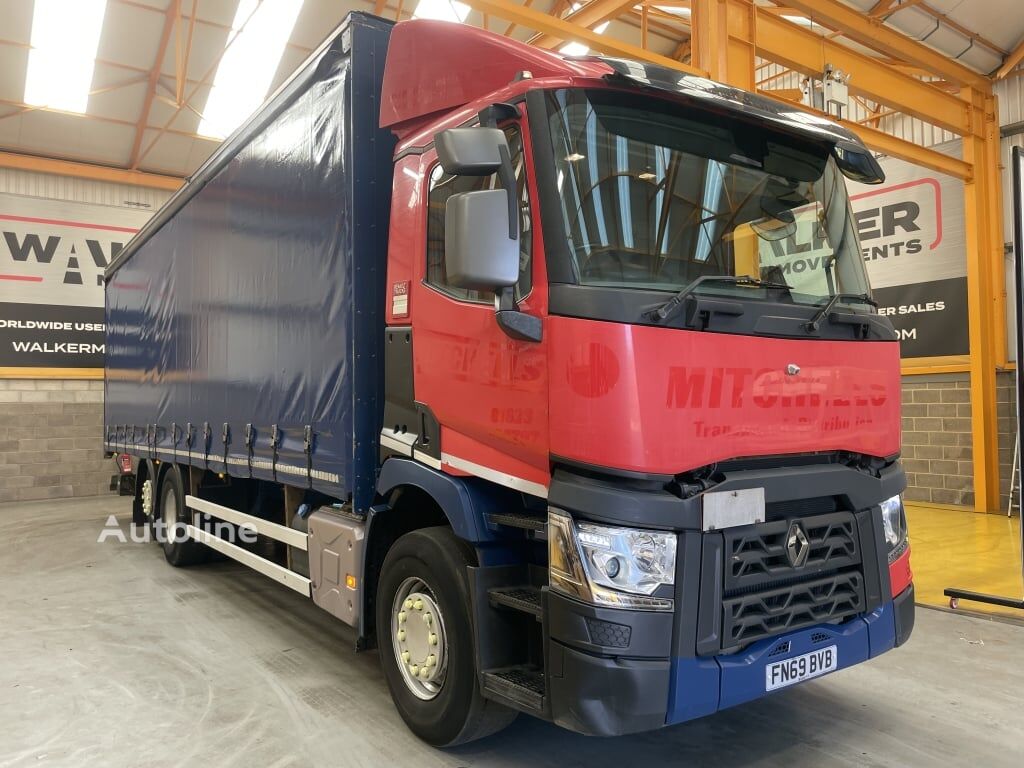 Renault T380 *EURO 6*, 26 TONNE 6X2 CURTAINSIDER – 2019 – FN69 BVB kamion sa klizna zavesa cerada