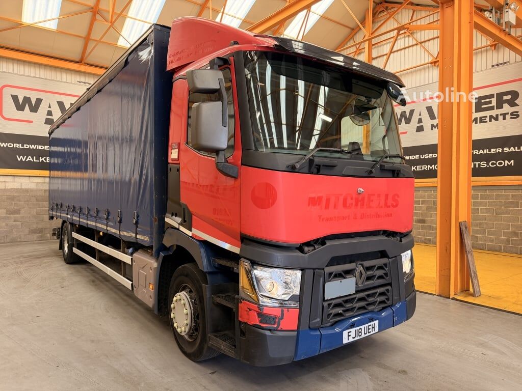Renault T380 *EURO 6*, 18 TONNE 4X2 CURTAINSIDER – 2018 – FJ18 UEH kamion sa klizna zavesa cerada