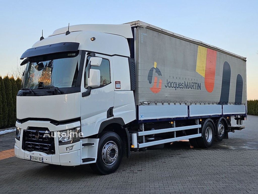 Renault GAMMA T 430 / 8,9M / HYDRAULIC CARGO LIFT kamion sa klizna zavesa cerada