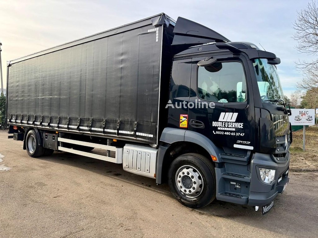 Mercedes-Benz ACTROS 2132 BAKWAGEN m SCHUIFZEILEN / PORTEUR BACHER / TOLDO - B kamion sa klizna zavesa cerada
