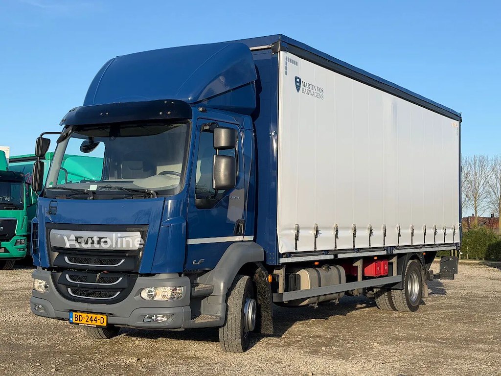 DAF LF 290 LF290.16 EURO6. 2021. EURO6. SchuifzeilBakwagen met Laadk kamion sa klizna zavesa cerada