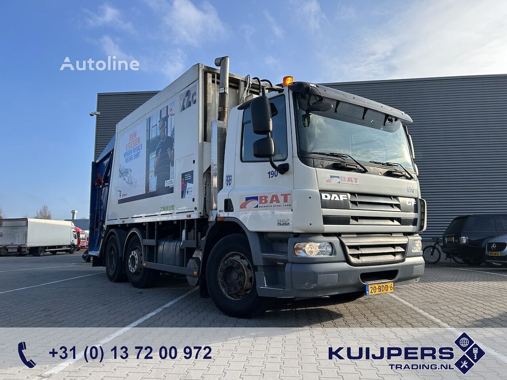 DAF CF 75 250 EEV / Haller X2C MEKAV 20 m3 kamion za smeće