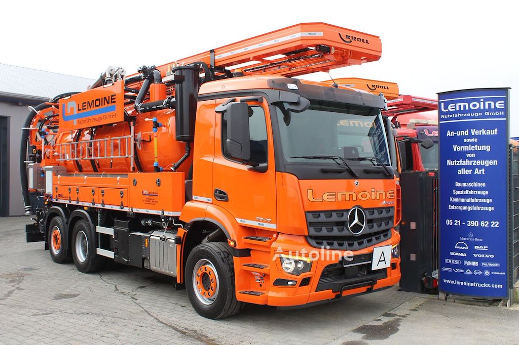 Novi Mercedes-Benz AROCS 2846 6x2 Kroll 14m³ WRG Wasserrückgewinner autofekalac