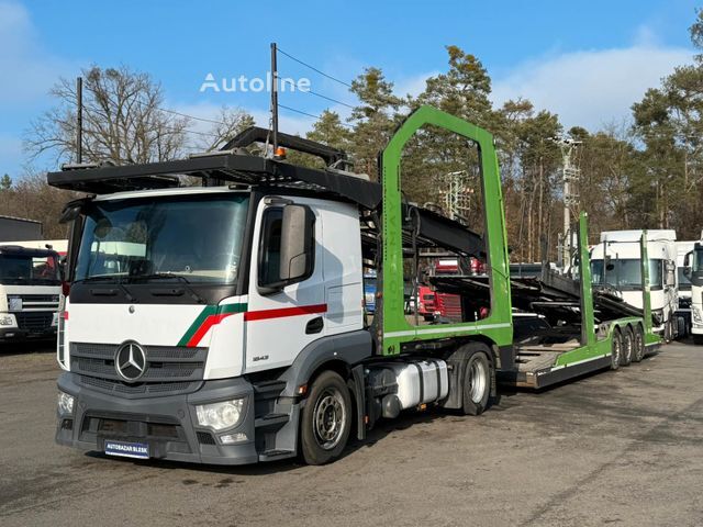 Mercedes-Benz Actros 1843 autotransporter + prikolica autotransportera