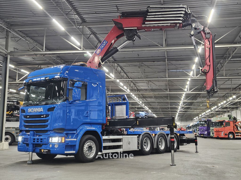 Scania G490 8x4*4 / HMF 5020 + JIB kamion platforma