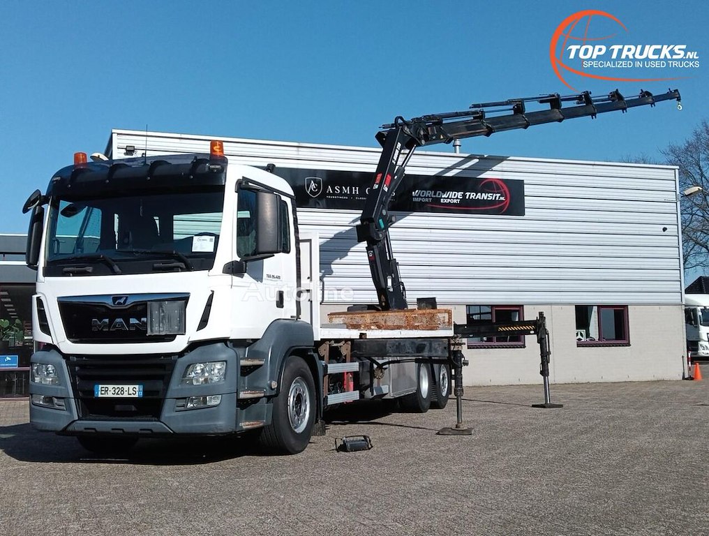 MAN TGS 26.420 6x2 - HIAB 25TM Crane, Krane, Kran - Retarder - Steer kamion platforma