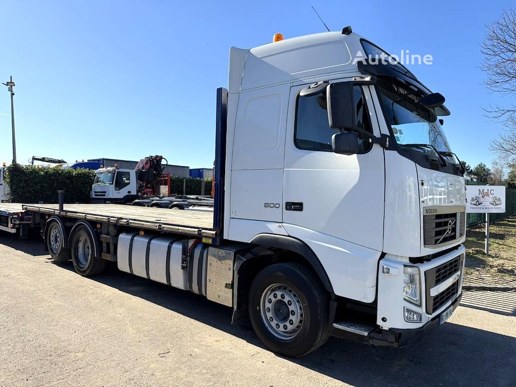 Volvo FH 500 6X2 - TWISTLOCKS + RETARDER - LIFT + STEERING AXLE - PLAT kamion platforma