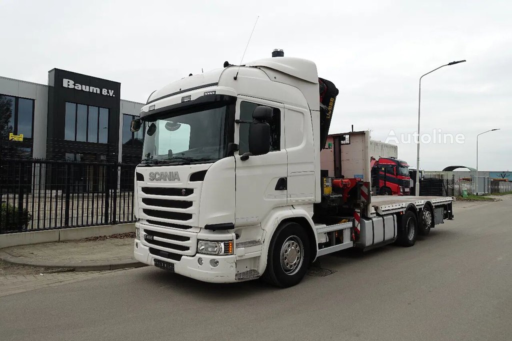Scania G 410 6X2 / PALFINGER PK 48002 KRAAN / 48 TM KRAAN / REMOTE CONT kamion platforma