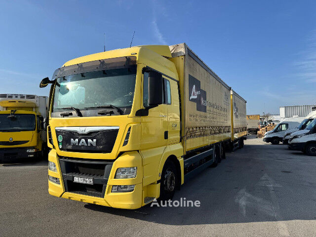 MAN TGX 26.440 kamion s ceradom + prikolica sa ceradom