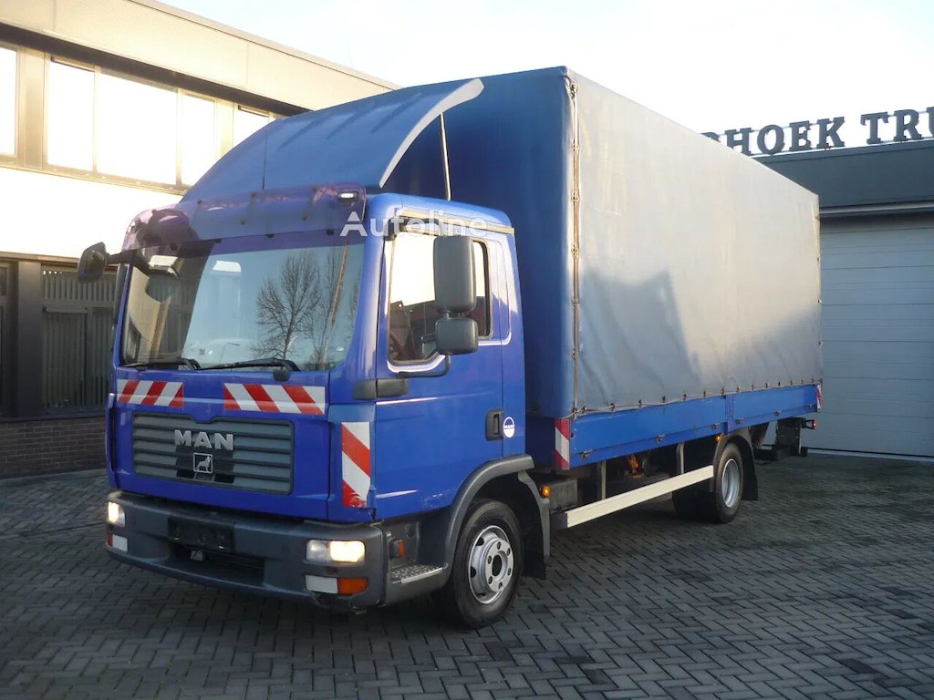 MAN TGL 8.180 Curtain side body with aluminium drop sides ans a tail kamion s ceradom
