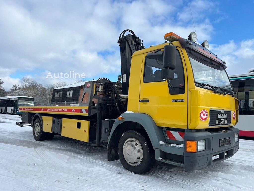 MAN L77 Abschleppwagen 14t | Hydraulik + Kran šlep auto