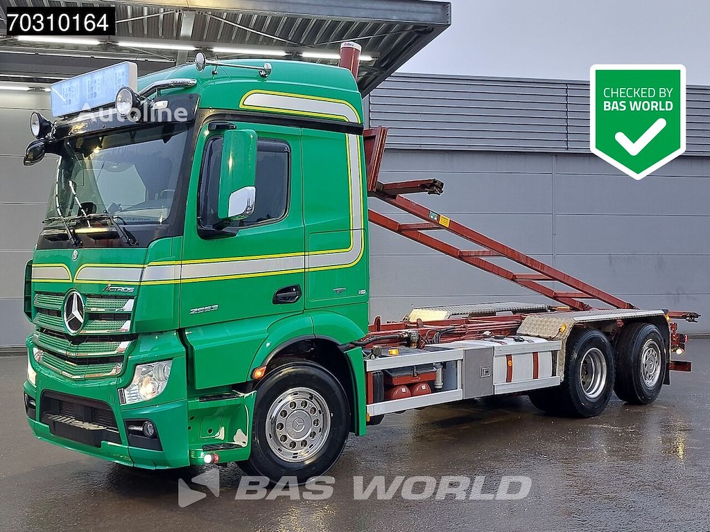 Mercedes-Benz Actros 2553 Actros 6X2 Tipping BDF system Lift-Lenkasche Automat vozilo za prevoz kontejnera