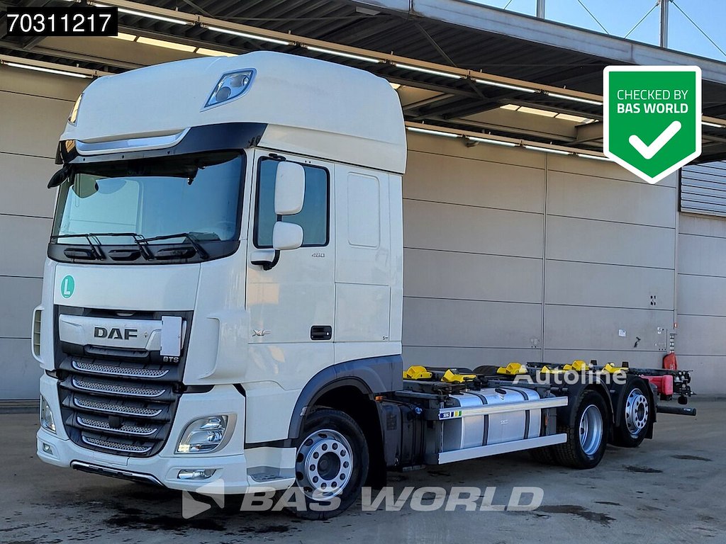 DAF XF 480 6X2 FAN Retarder Full Air Euro 6 vozilo za prevoz kontejnera