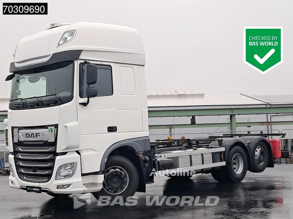 DAF XF 480 6X2 BDF Lift+Steering Axle FAN SSC Automatic Retarder BTS vozilo za prevoz kontejnera