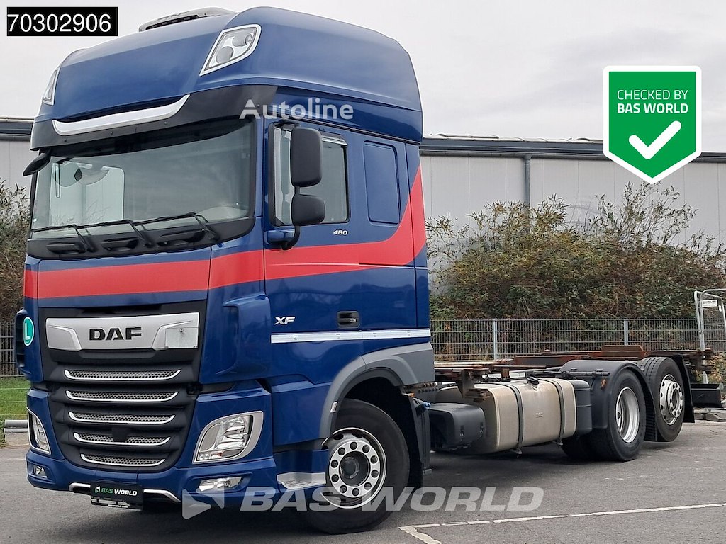 DAF XF 480 6X2 BDF Retarder SSC Lift+Steering Axle Automatic BTS-DAF vozilo za prevoz kontejnera